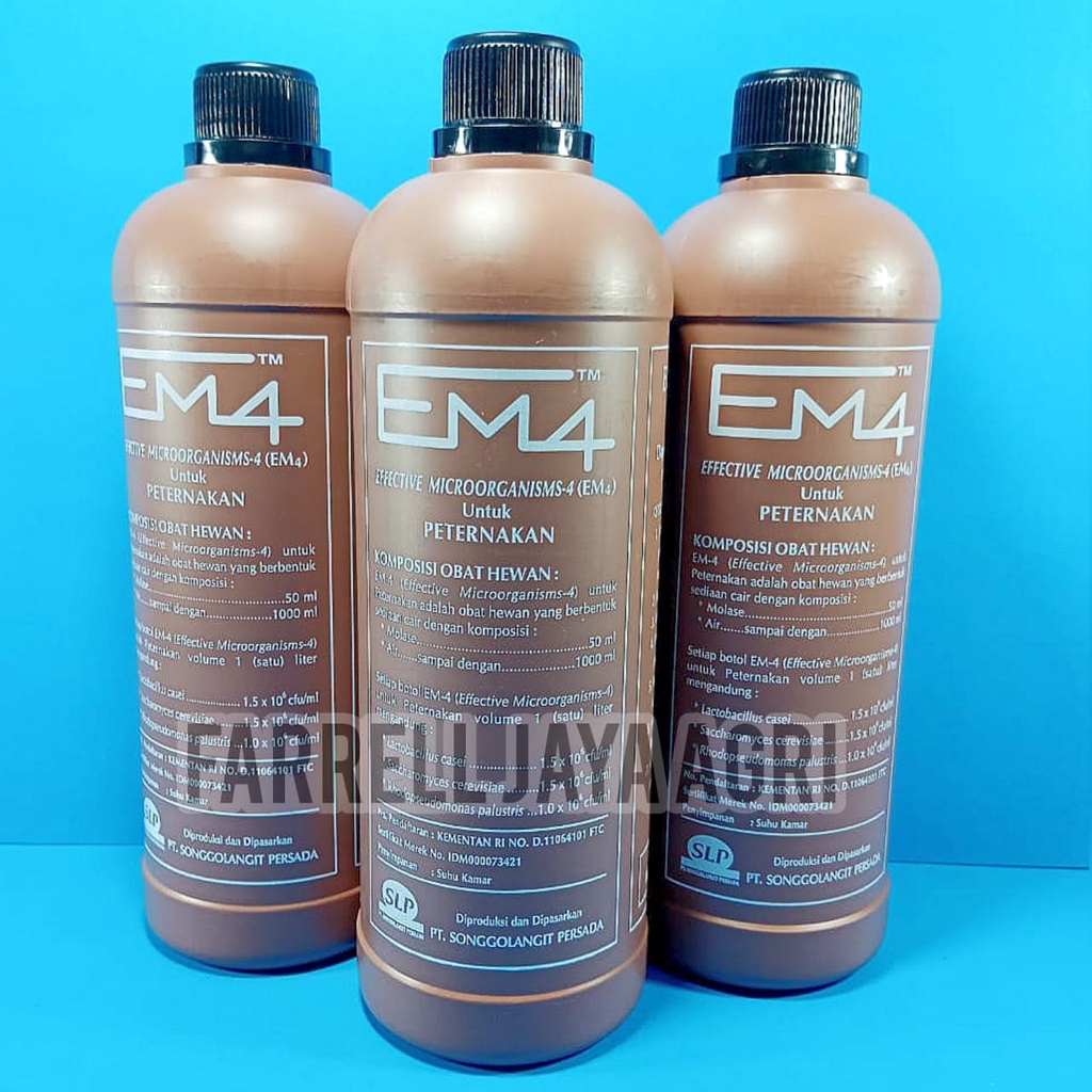 Jual EM4 PETERNAKAN PUPUK ORGANIK UNTUK TERNAK 1 LITER | Shopee Indonesia