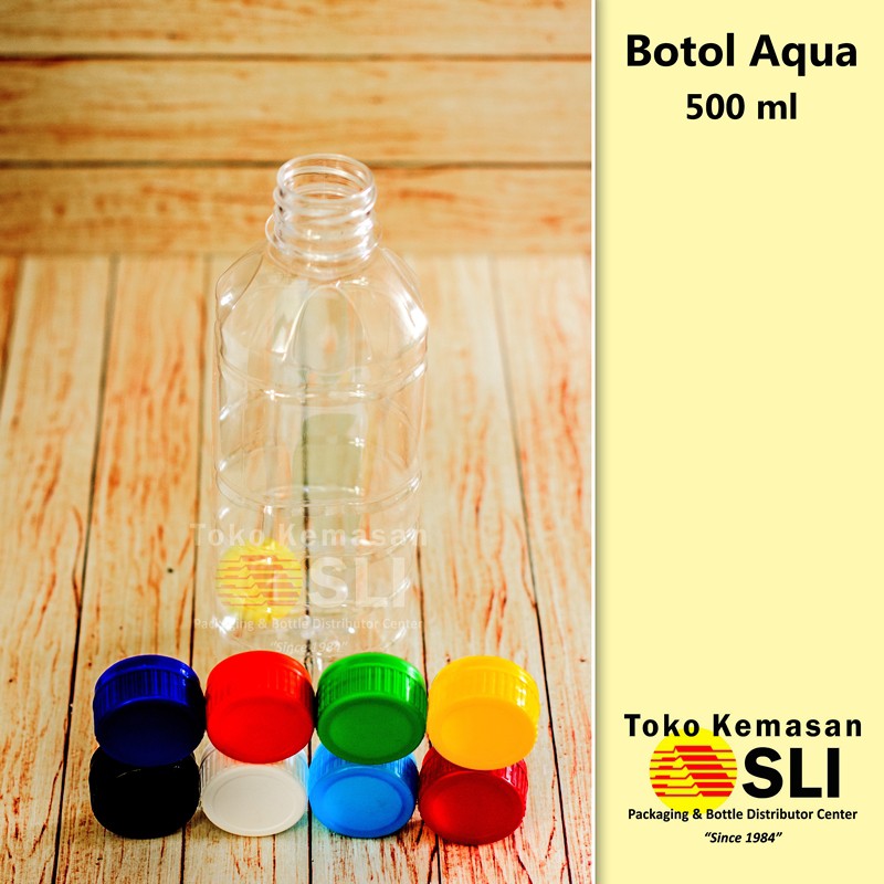 Jual Botol Aqua 500ml 100 pcs ( 1 bal) | Kemasan Package Botol minuman ...
