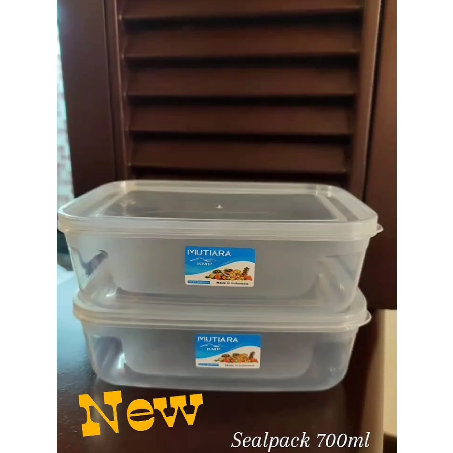 Jual KMP Kotak Makan 700 mil / Lunch Box/ Toples Kotak Bening / Kotak ...