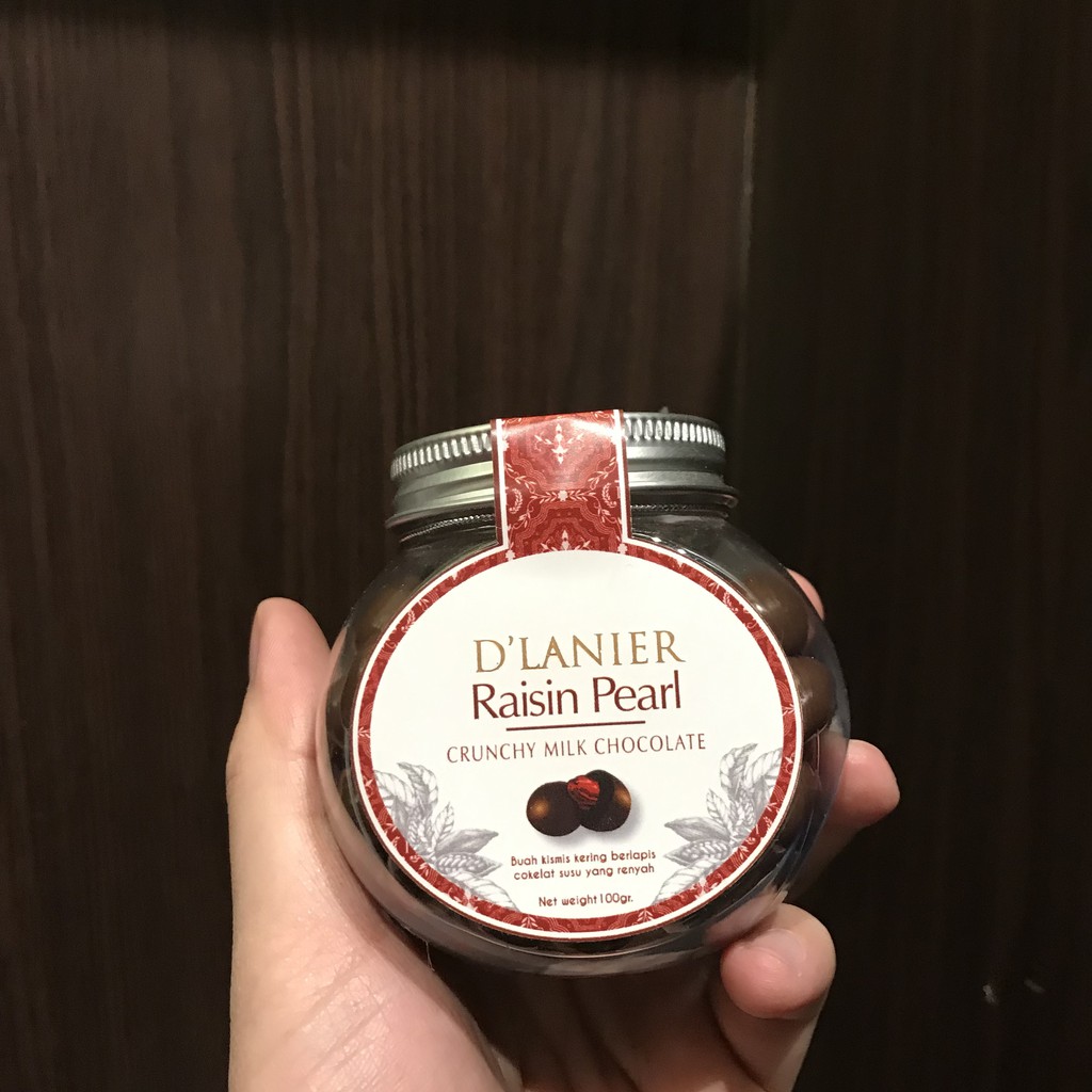 Jual Chocolate Raisin Pearl with Crunchy Milk Chocolate (100gr ...