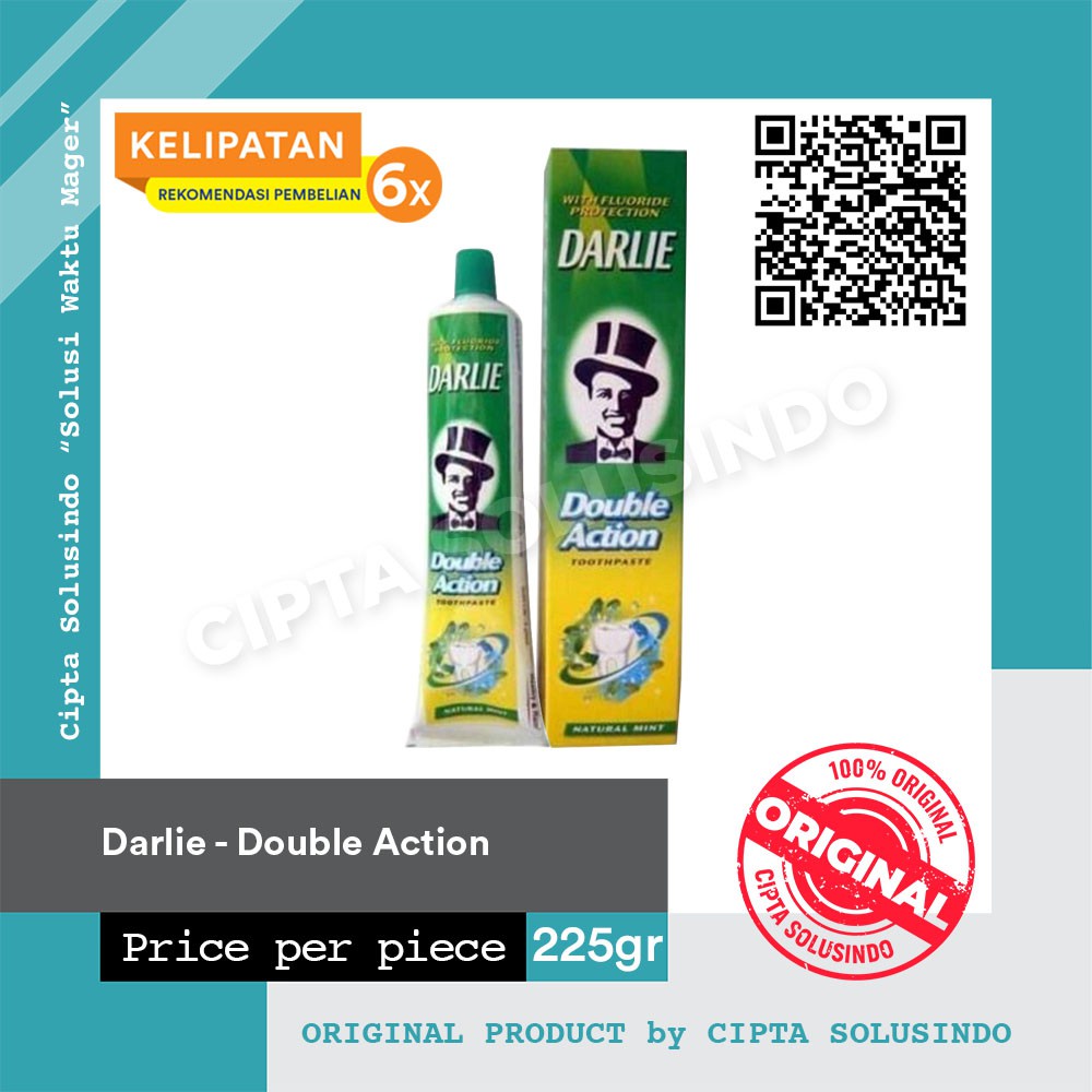 Jual Pasta Gigi ( Odol ) Darlie Double action Jumbo 225g | Shopee Indonesia