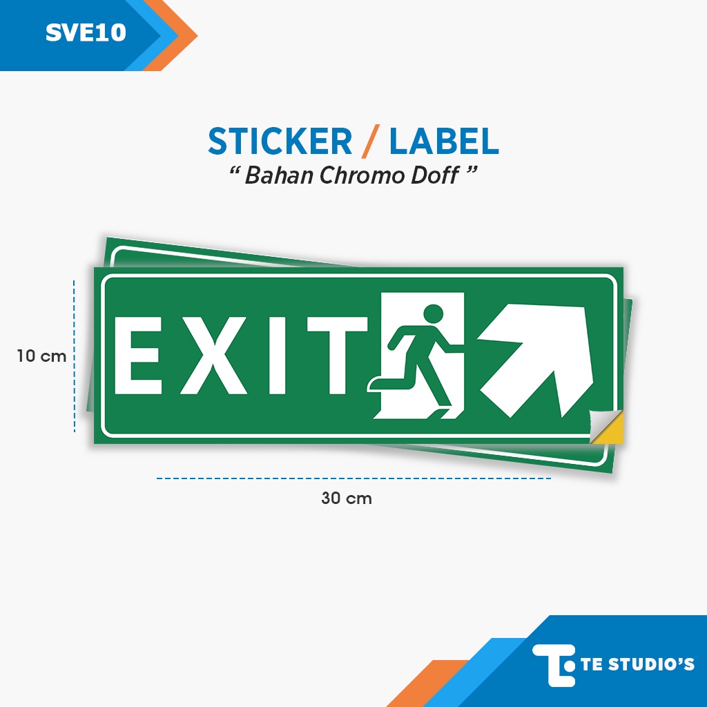 Jual Stiker Jalur Evakuasi Sticker Exit Rambu Tanda Sign Titik Kumpul ...
