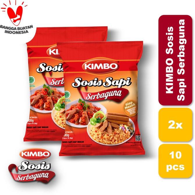 Jual KIMBO Sosis Sapi Serbaguna10 Twin Pack LIMITED EDITION Kode 1075 | Shopee Indonesia