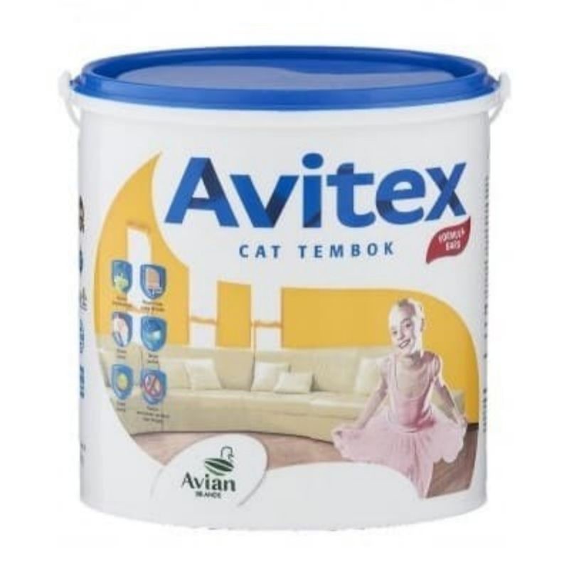 Jual Cat tembok Acrylic emulsion AVITEX | Shopee Indonesia