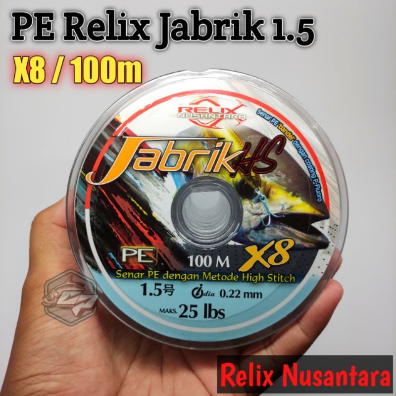 Jual PE Relix Jabrik HS 1.5 X8 | Shopee Indonesia