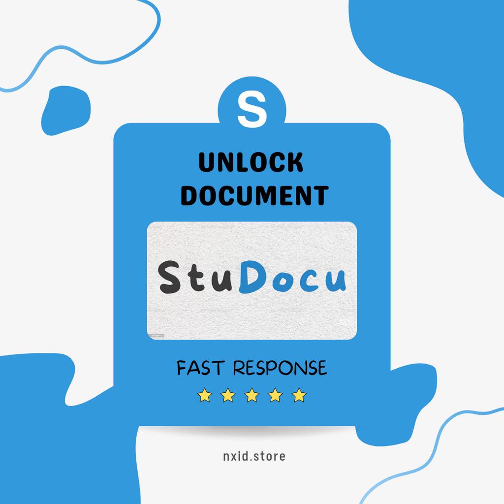 Jual [READY] UNLOCK DOKUMEN StuDocu | Shopee Indonesia