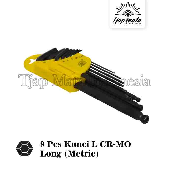 Jual TJAP MATA / CAP MATA Set 9 Kunci L CR-MO - Ballpoint (Long ...