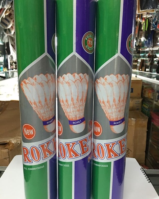 Jual SHUTTLECOCK BADMINTON BULUTANGKIS ROKET UNGU BERKUALITAS ...