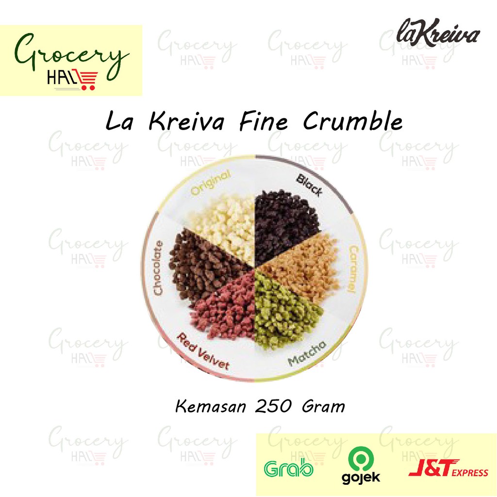 Jual FINE CRUMBLE LA KREIVA BERAT 250 GRAM ( REMAH BISKUIT KASAR LA ...