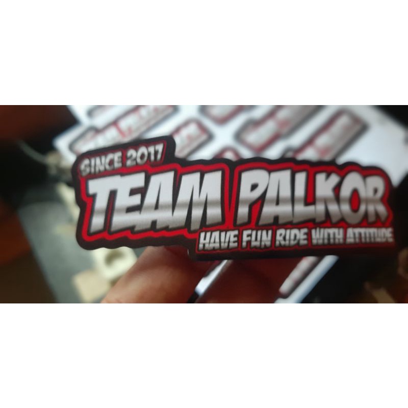 Jual Stiker team palkor print and cutt | Shopee Indonesia
