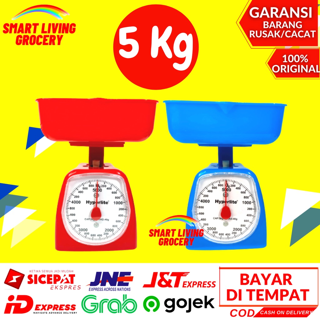 Jual TIMBANGAN KUE ANALOG 5 KG HYPERLITE TCS 01 TIMBANGAN BERAT KUE ...