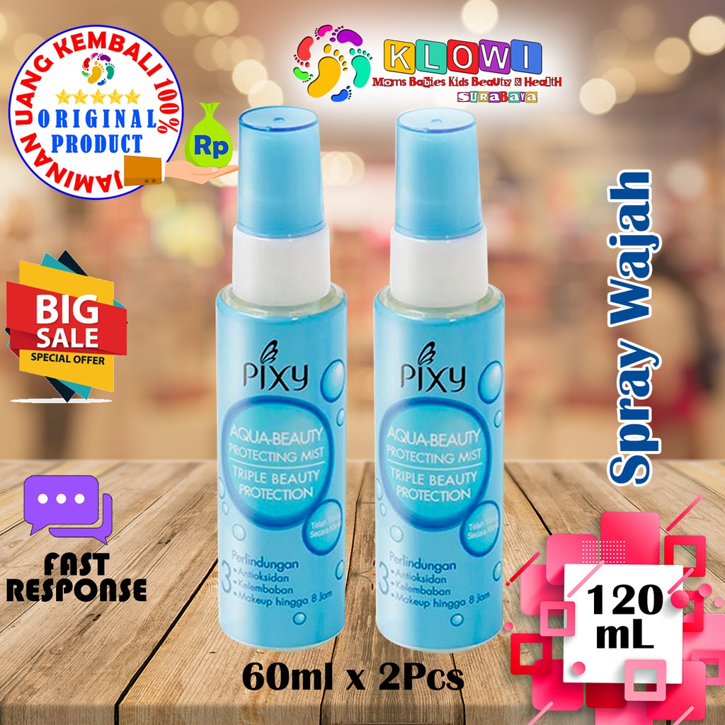 Jual Isi 2 Pixy Aqua Beauty Protecting Mist Make Up Kosmetik