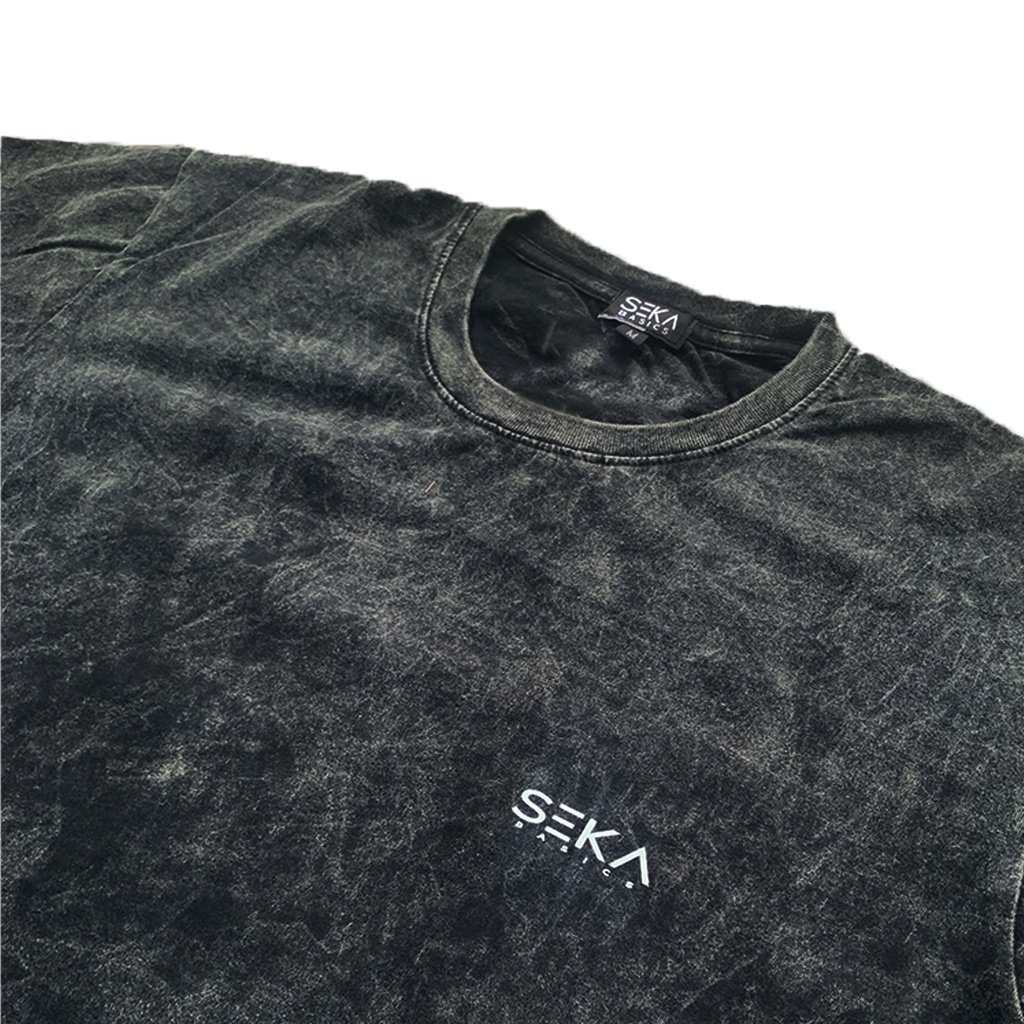 Jual Seka Basics - Tshirt Washing Riot Black Exclusive Logo | Shopee ...