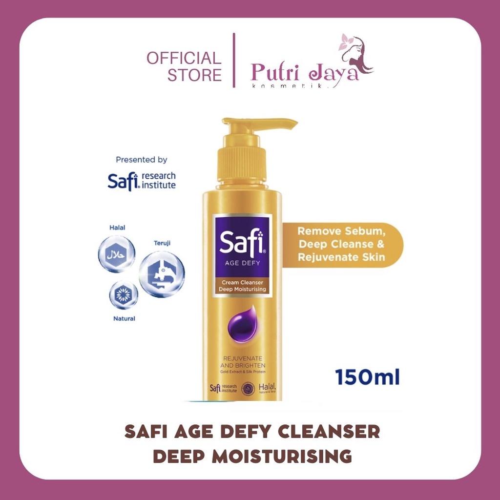 Jual SAFI - Age Defy - Cream Cleanser Deep Moisturer 150ml(normal ...