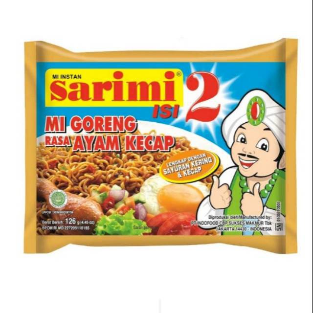 Jual Sarimi Isi 2 Mie Goreng Ayam Kecap 126gr | Shopee Indonesia
