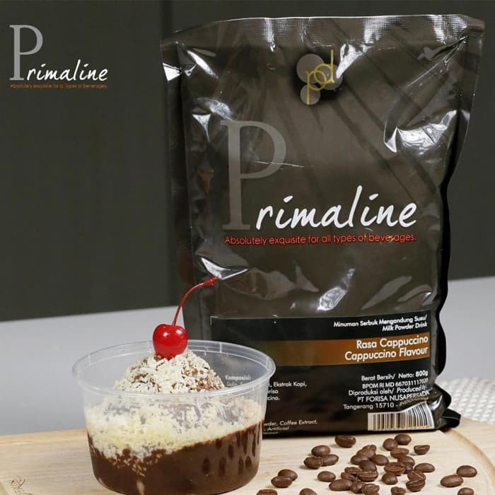 Jual Primaline Caffucino-Bubuk Minuman rasa Caffucino 800 gram | Shopee ...