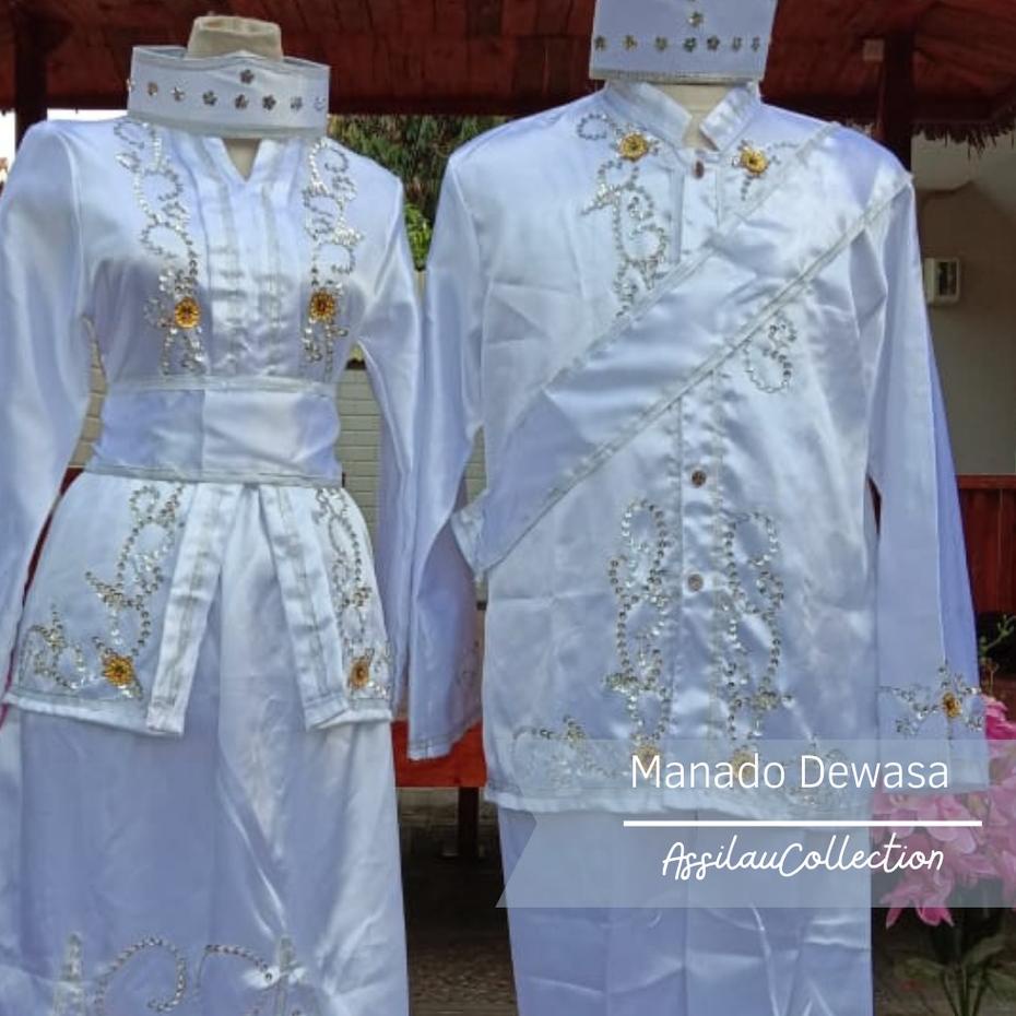 Jual DISCOUNT !!! 9.9 Baju adat dewasa Sulawesi Utara/Manado satuan ...