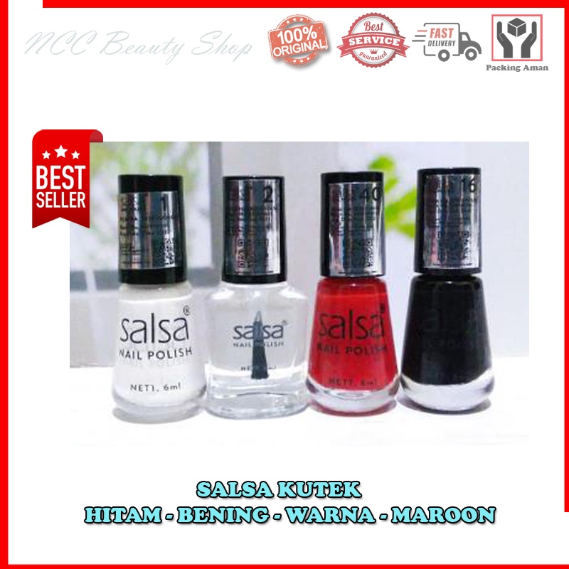 Jual [SATUAN] * NCC * Salsa Kutek Salsa - Cat Kuku Nail Polish Kutek ...