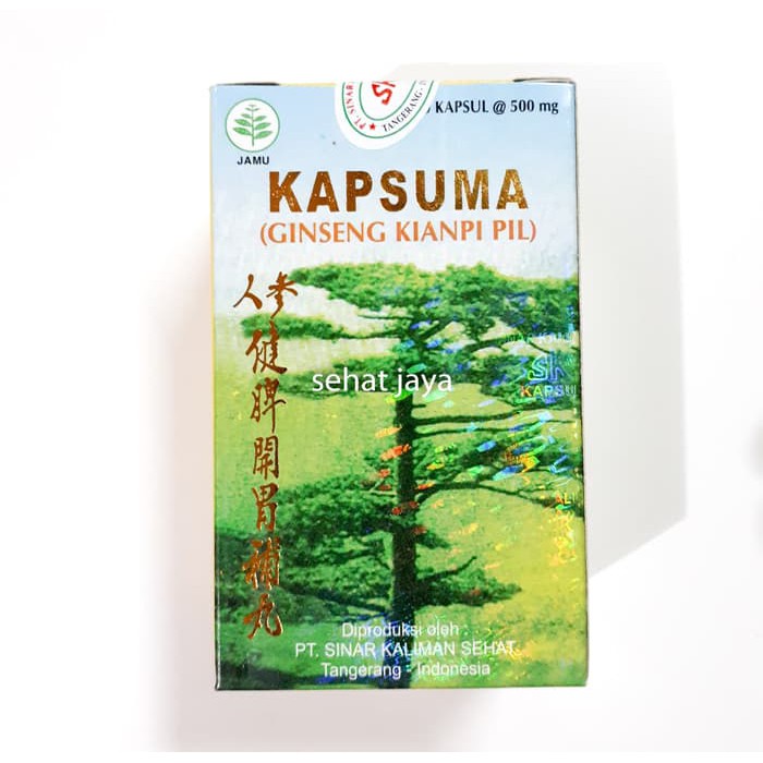 Jual KAPSUMA GINSENG KIANPI PIL ISI 60 KAPSUL !!! | Shopee Indonesia