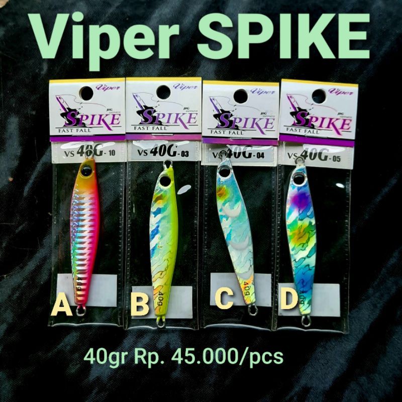 Jual Metal Jig Viper Spike 40gr | Shopee Indonesia