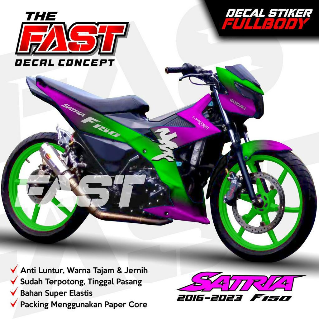Jual TERBARU Decal Satria FU 150 Stiker Variasi Motor Satria F150 Full ...