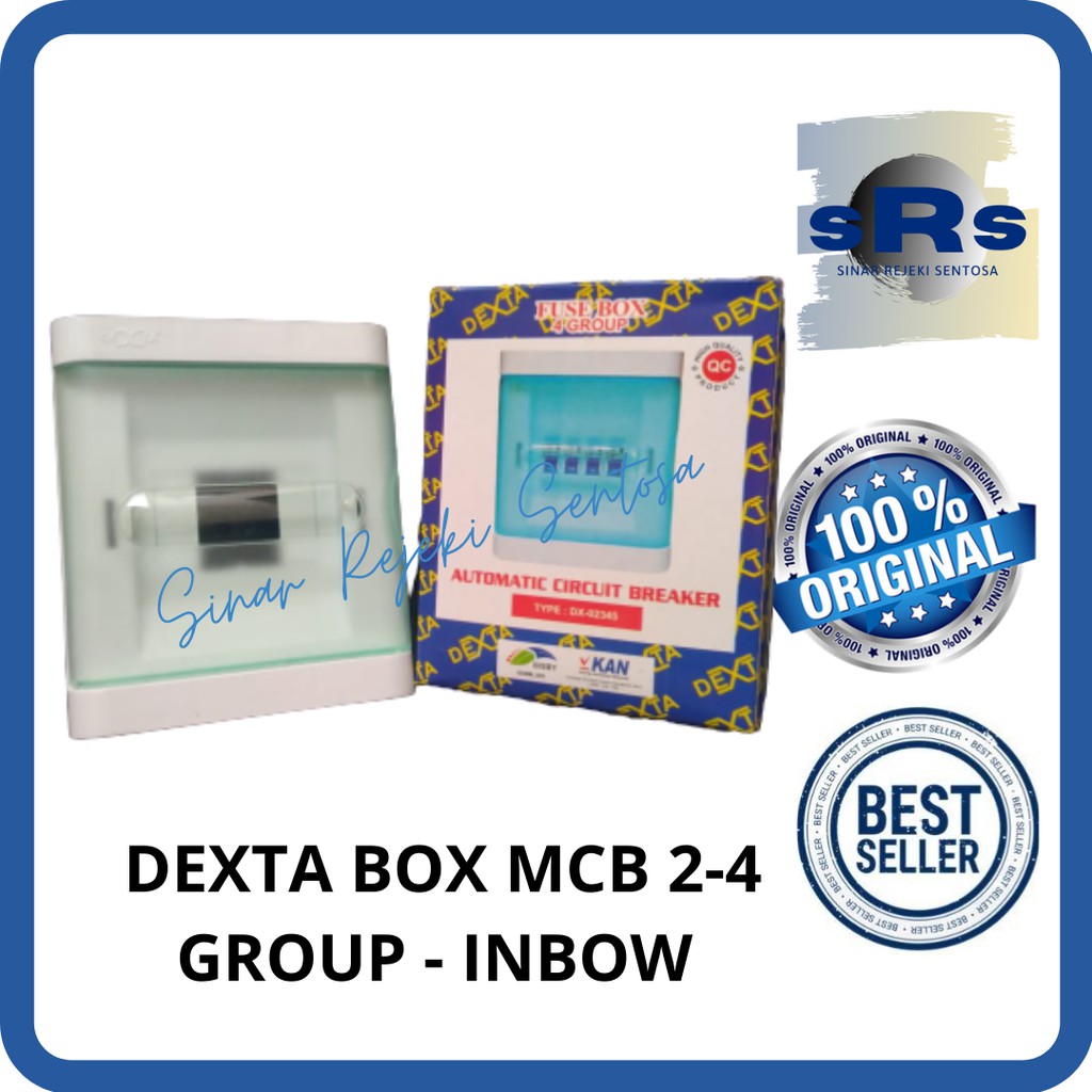 Jual DEXTA BOX MCB/FUSE BOX/RUMAH MCB/KOTAK SEKRING 2-4 GROUP INBOW ...