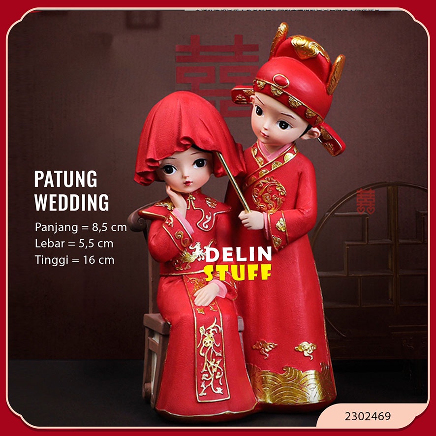 Jual Pajangan Wedding / Patung Pernikahan Couple / Kado Wedding ...