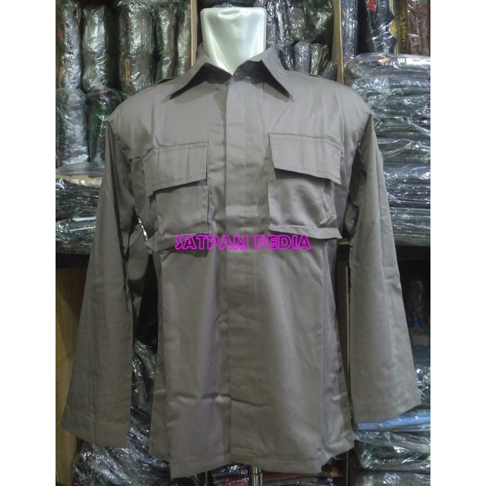 Jual Termurah Seragam PDL Satpam Coklat - Seragam PDL Security Coklat ...