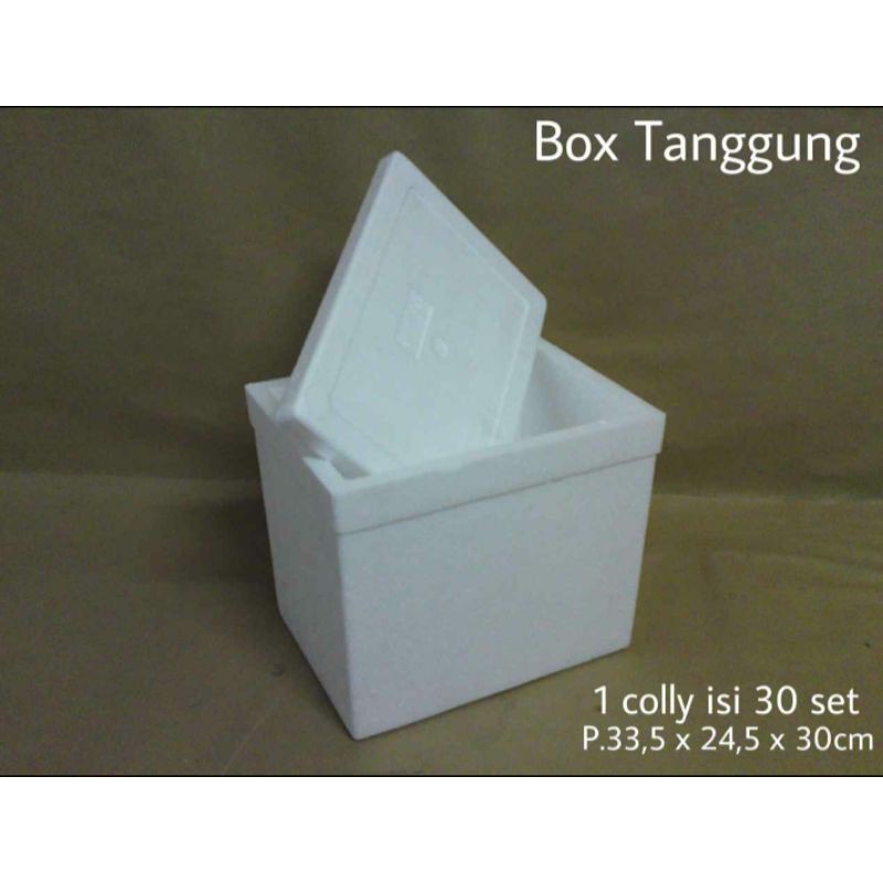 Jual kotak foam box es batu wawan ukuran tanggung | Shopee Indonesia