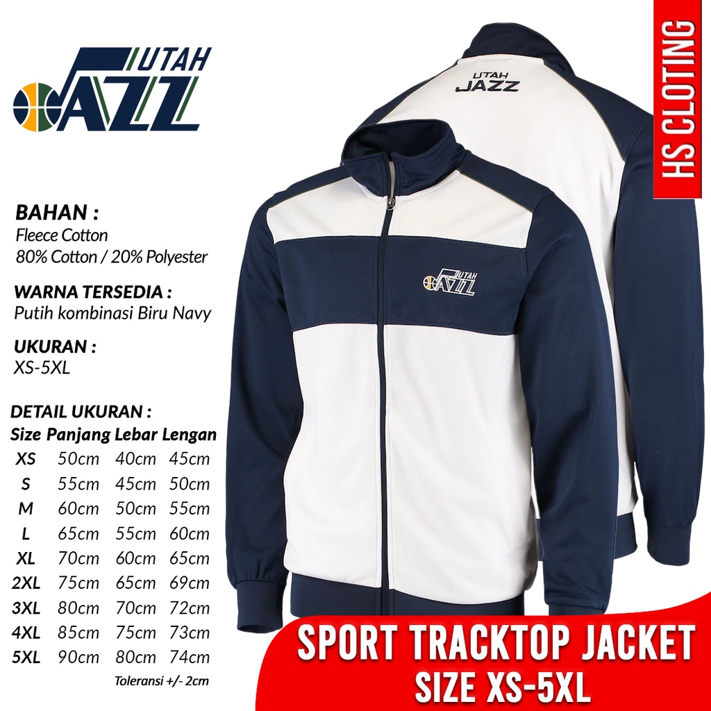 Jual Jaket Basket XS-5XL UTAH JAZZ NBA Basketball Western Conference ...
