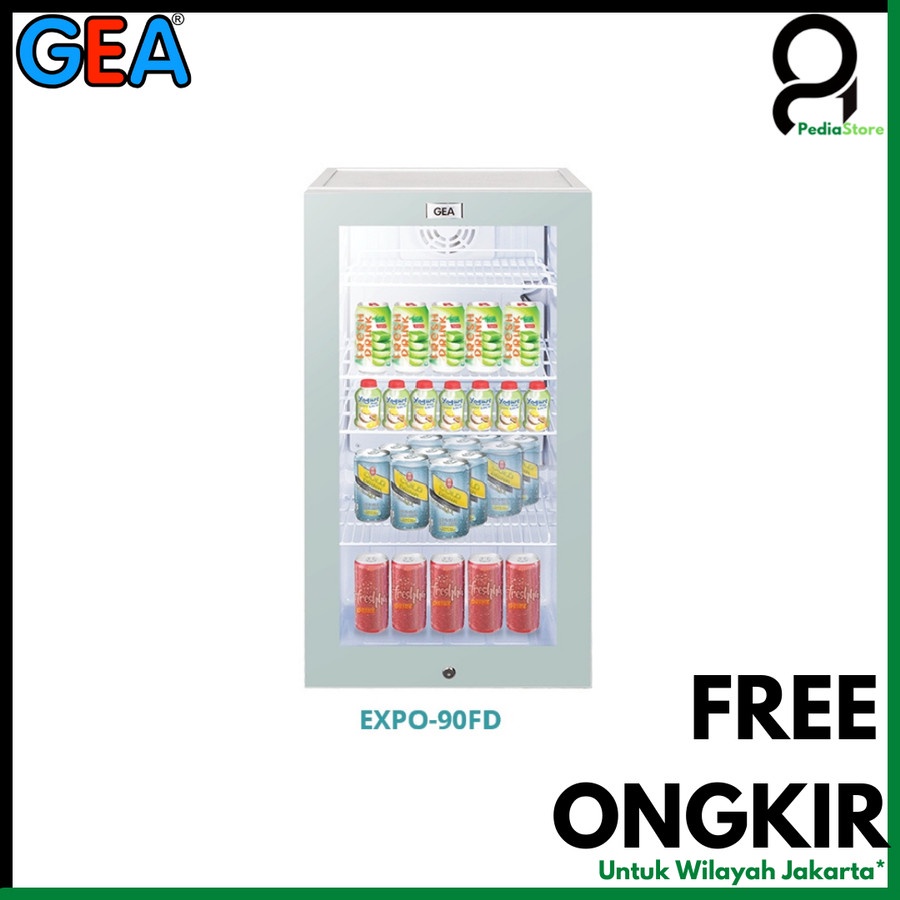 Jual Gea Showcase Display Cooler Expo-90FD Mini Cooler Expo90FD Expo 90 ...