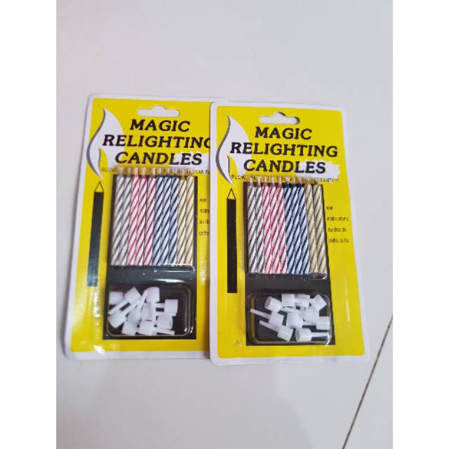 Jual Lilin Magic / Lilin Ulang Tahun / Magic Relighting Candles ...
