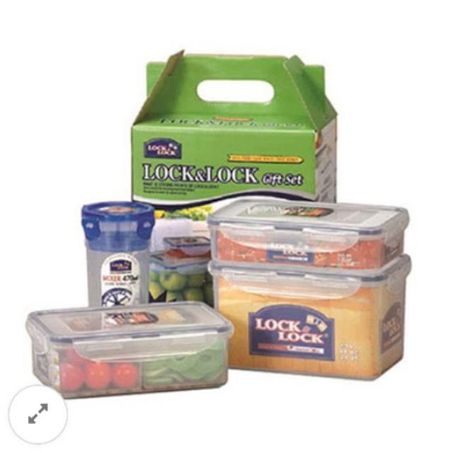 Jual Lock N Lock Gift Set 4 pcs Lock&Lock Locknlock Lock & Lock Lock ...