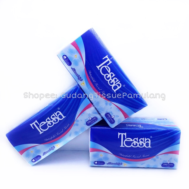 Jual TESSA FACIAL TISSUE 250 sheet | Shopee Indonesia