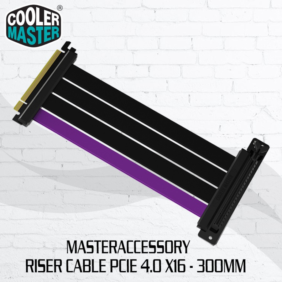 Jual Cooler Master MASTERACCESSORY RISER CABLE PCIE 4.0 X16 - 300MM ...