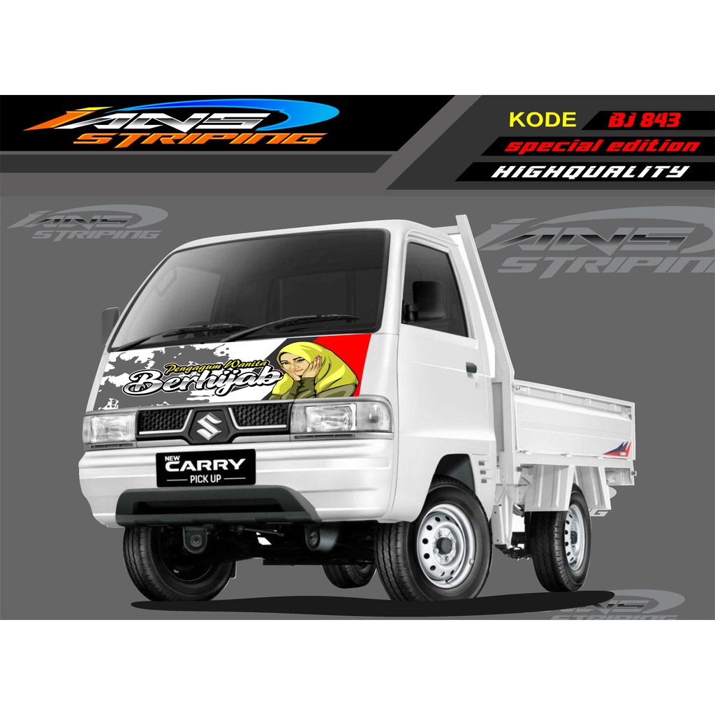 Jual STICKER VARIASI KAP MOBIL CARRY/ STIKER KABIN DEPAN MOBIL CARRY ...