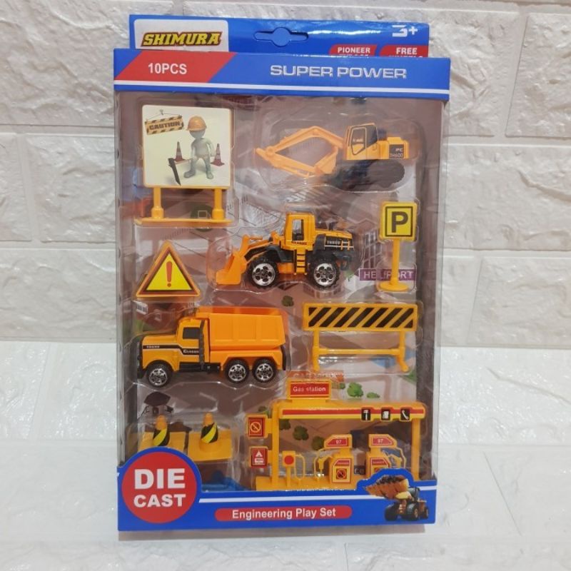 Jual Mainan Set Diecast Kontruksi - Set Diecast Militer Dan Polisi ...