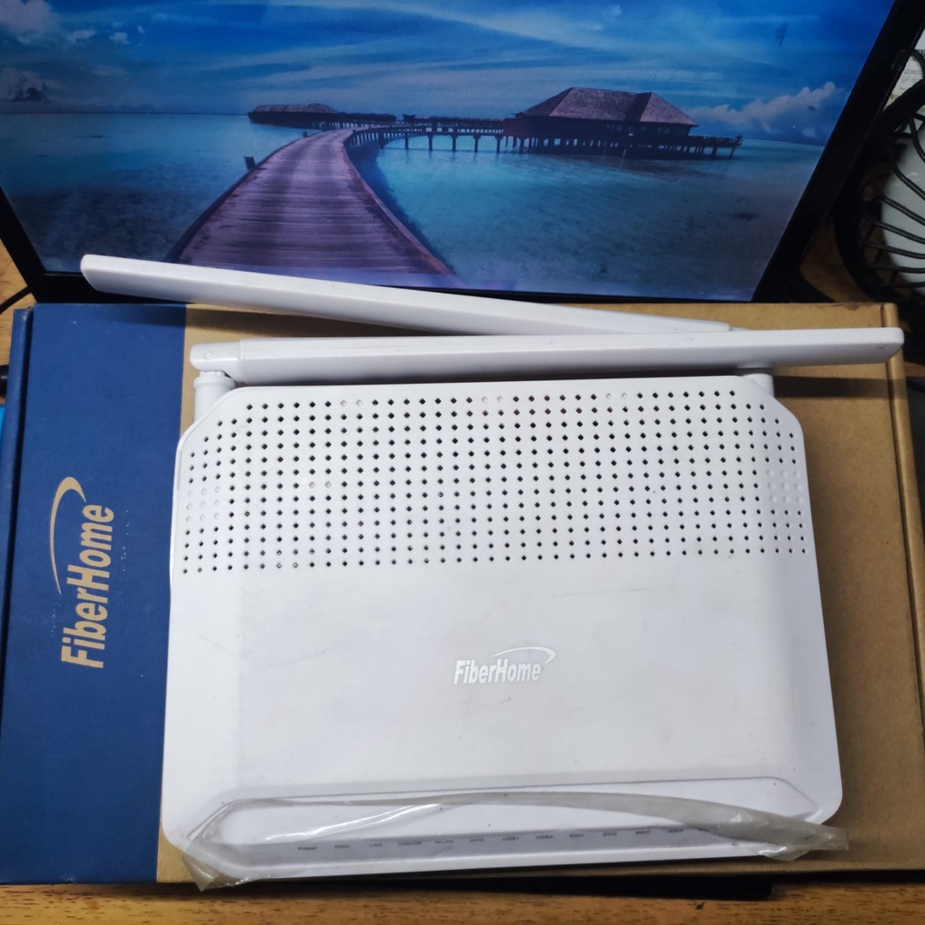 Jual Modem ONT Fiberhome HG6145F Dual Band Antena Besar Panjang Bisa 5G ...