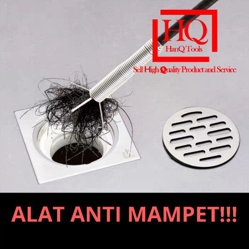 Jual Kawat Pembersih Alat Anti Mampet Wastafel closet duduk saluran air selokan cuci piring ...