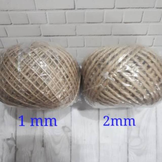 Jual Tali goni/tali rami/tali karung 2mm dan 1mm | Shopee Indonesia