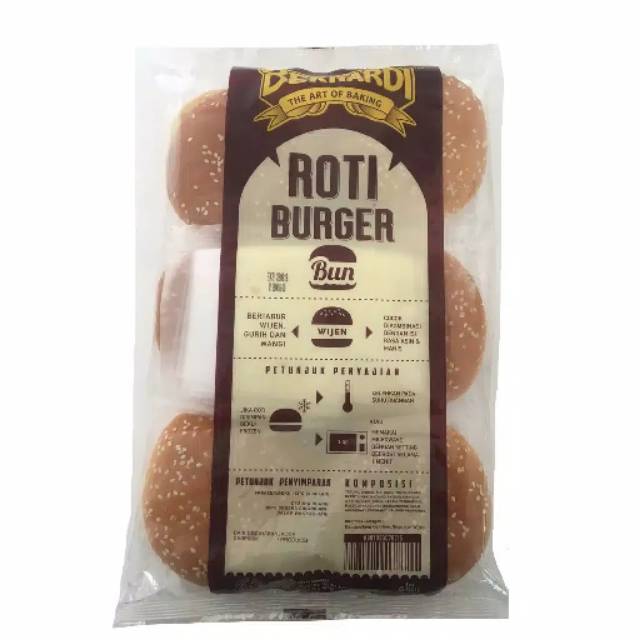 Jual Bernardi Roti Burger Wijen /Madam Bun/Nomi Isi 10 | Shopee Indonesia