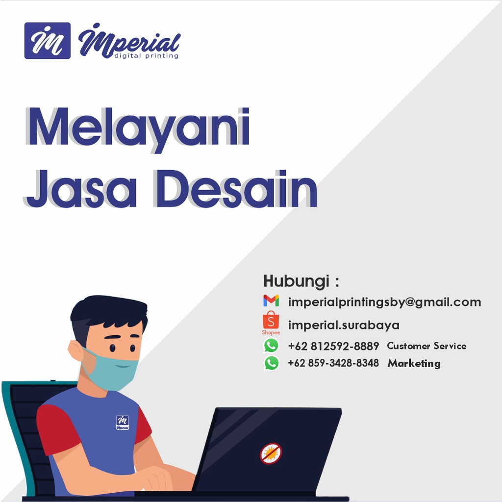Jual Jasa Desain Online Produk Imperial / Stiker Label Produk Custom ...
