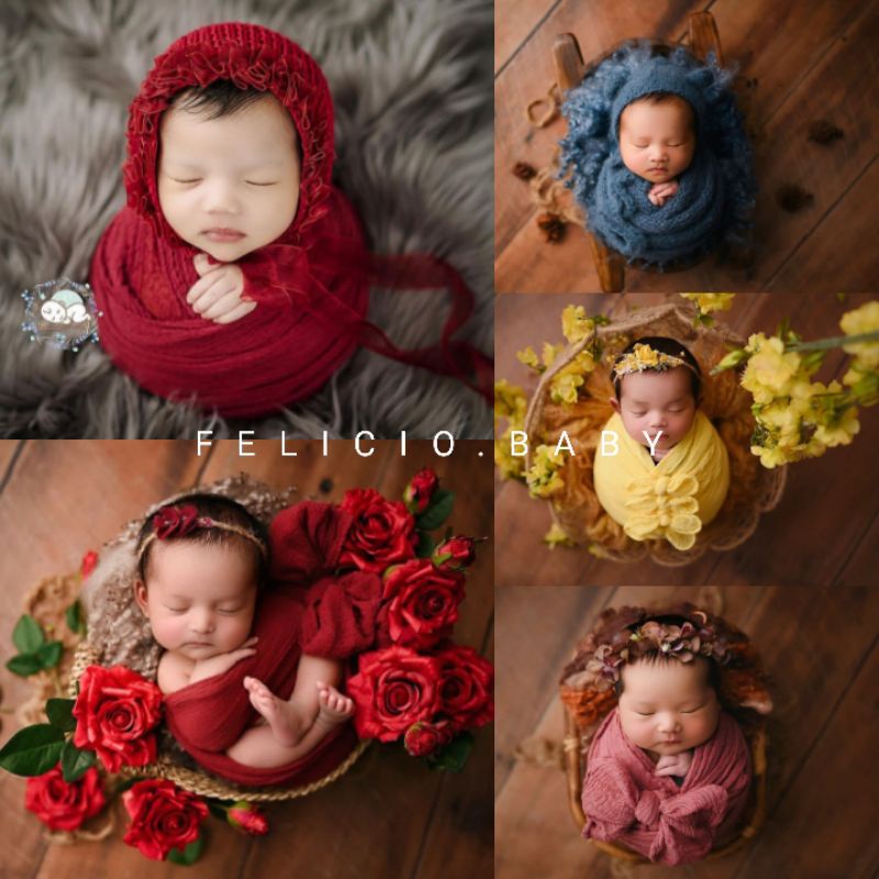 Jual Bedong rajut foto newborn selimut property foto bayi bedong lilit ...