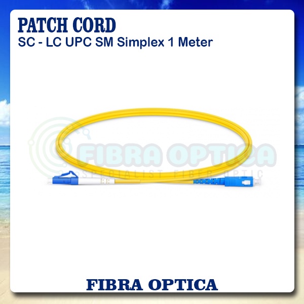 Jual Patch Cord SC-LC SM 1m | Fiber Optic SC/UPC-LC/UPC Single Mode Simplex 1 Meter | Shopee ...