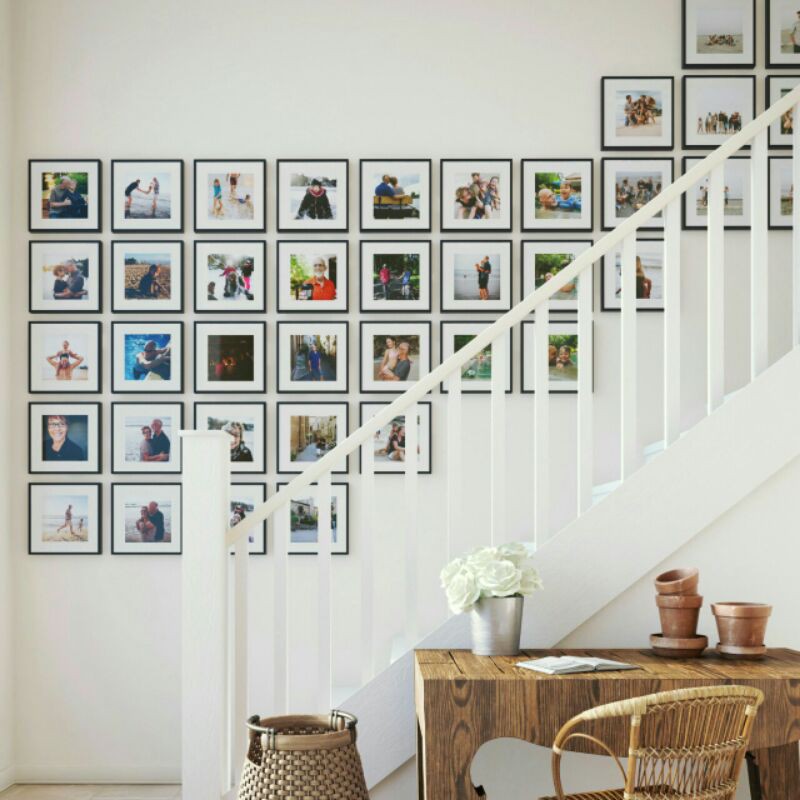 Jual Cetak Foto Bingkai Frame Tanpa Paku Tinggal Tempel Foto Custom