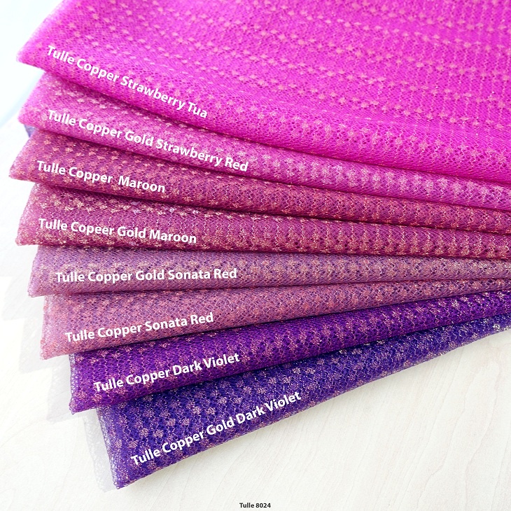 Jual Kain Tulle / Kain Hard Tulle Copper 8024 (per 0,5 meter) | Shopee ...