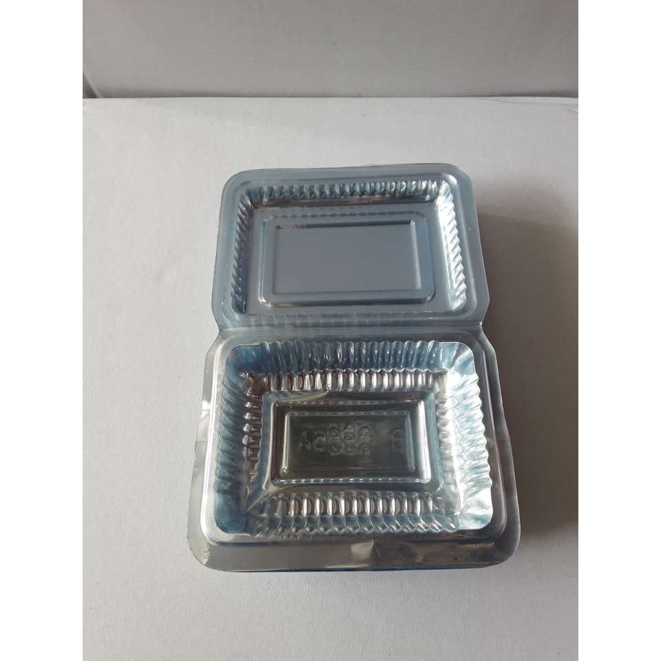 Jual 50pcs Mika kotak - kemasan kue kotak kecil - mika kotak tutup ...