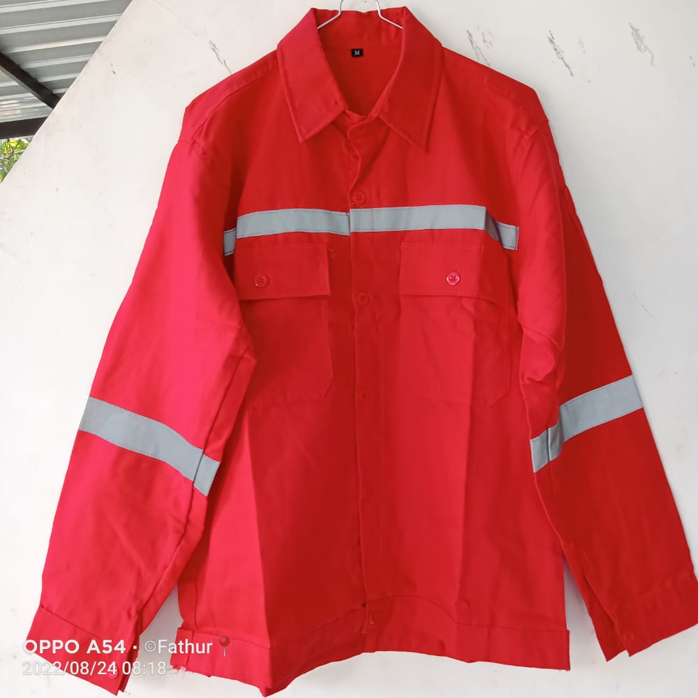 Jual Wearpack atasan kameja kerja proyek safety kameja bengkel kameja ...