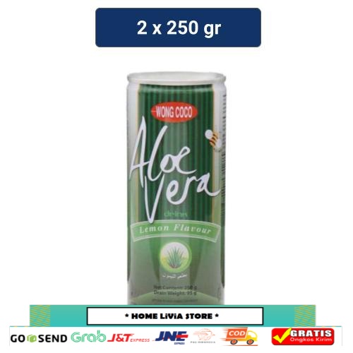 Jual Wong Coco Aloe Vera Rasa Lemon Kaleng 2 x 250 gr | Shopee Indonesia