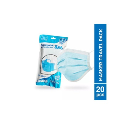 Jual Masker GOTO Disposable Face Mask isi 20 | Shopee Indonesia
